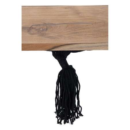 Balancoire Coton/Alabasia Bois Noir J-line | Plante-ta-deco.com