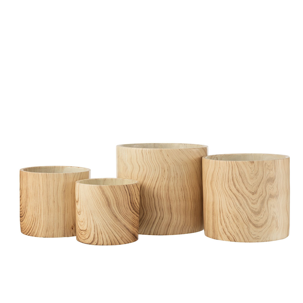 Cache-Pot Foret Ciment Beige Extra Grande Taille J-line | Plante-ta ...