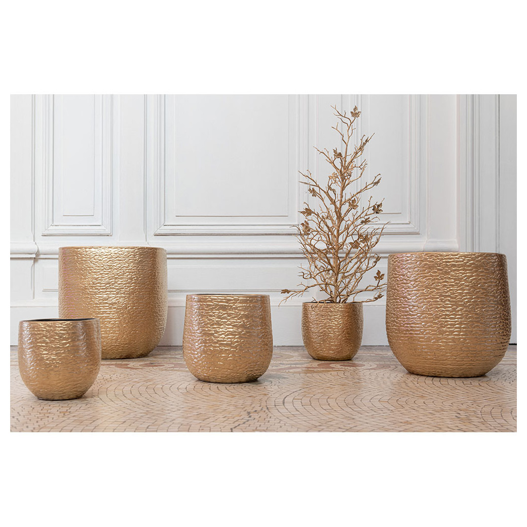 Cache-pot Audrey Ceramique Or Petit J-line