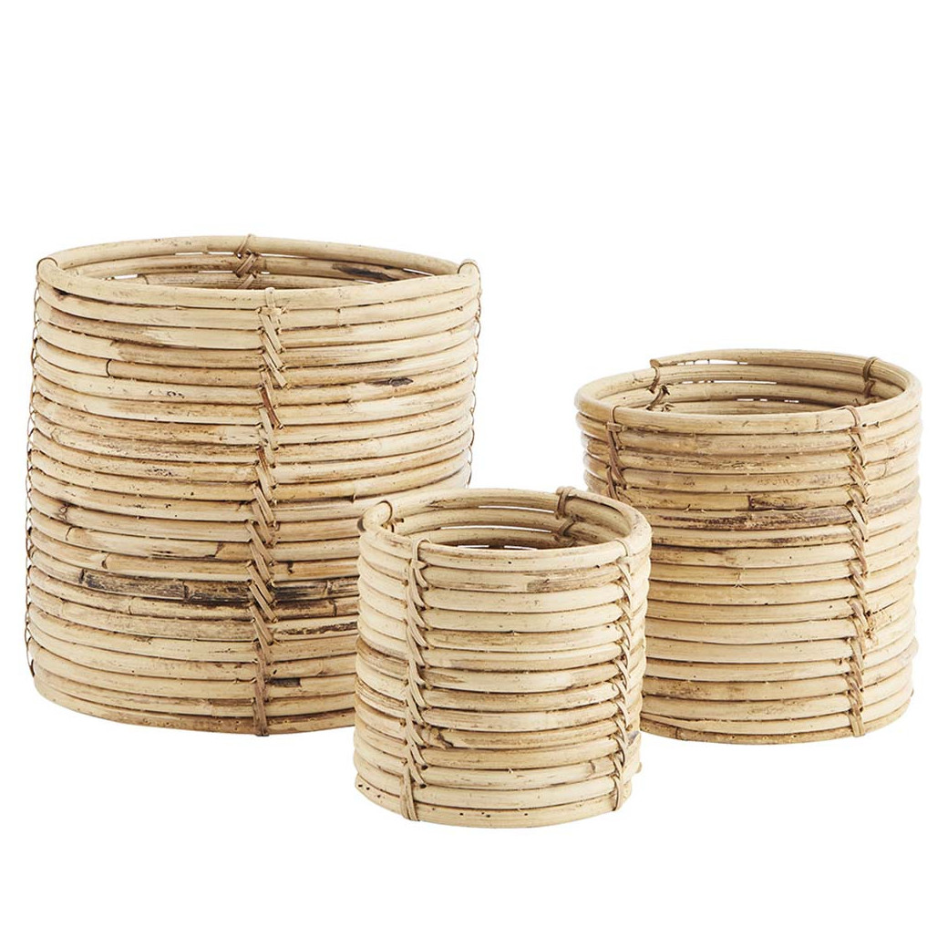 Cache-Pots En Rotin Naturel