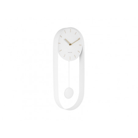 Horloge Murale Pendulum Charm Blanc Karlsson KA5822WH