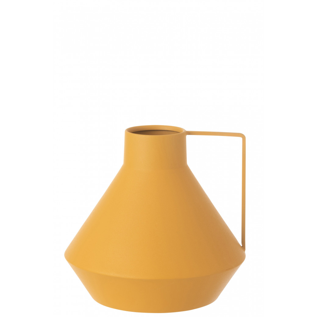 Vase Vicky Acier Ocre J-line
