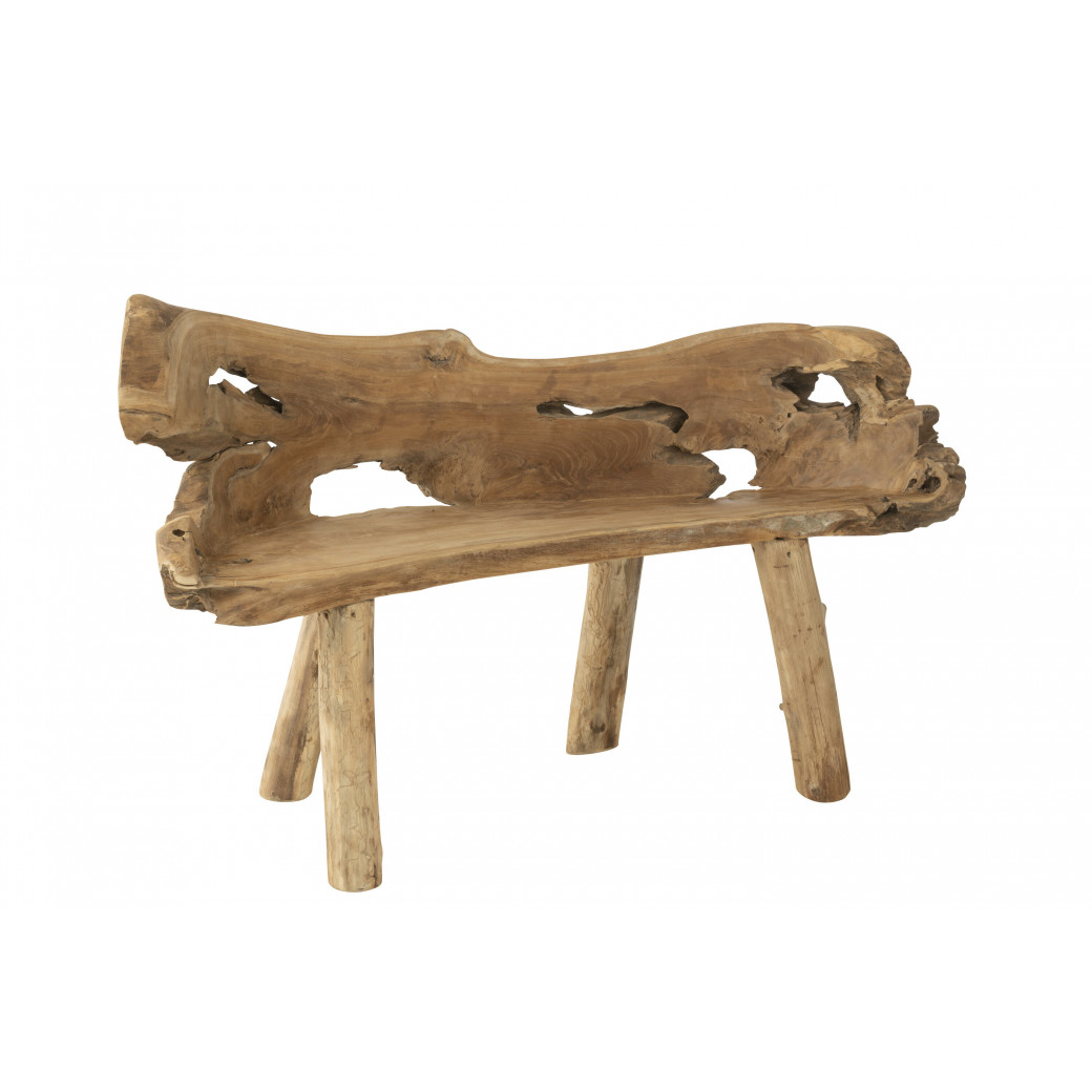 Chaise Racine Teck Naturel J-line 40878