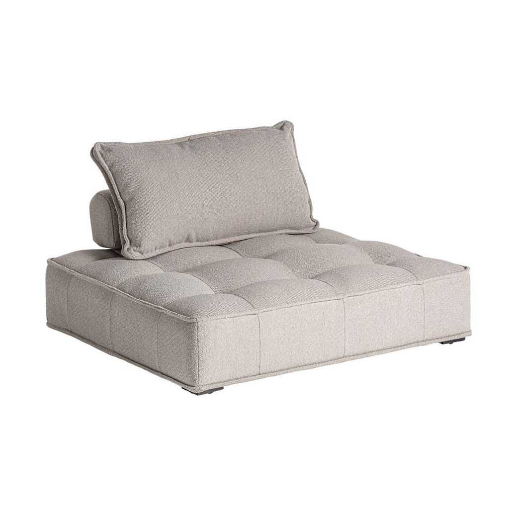 Canapé Modulable Encs Gris en Bois De Pin 120cm 32764 Vical Home