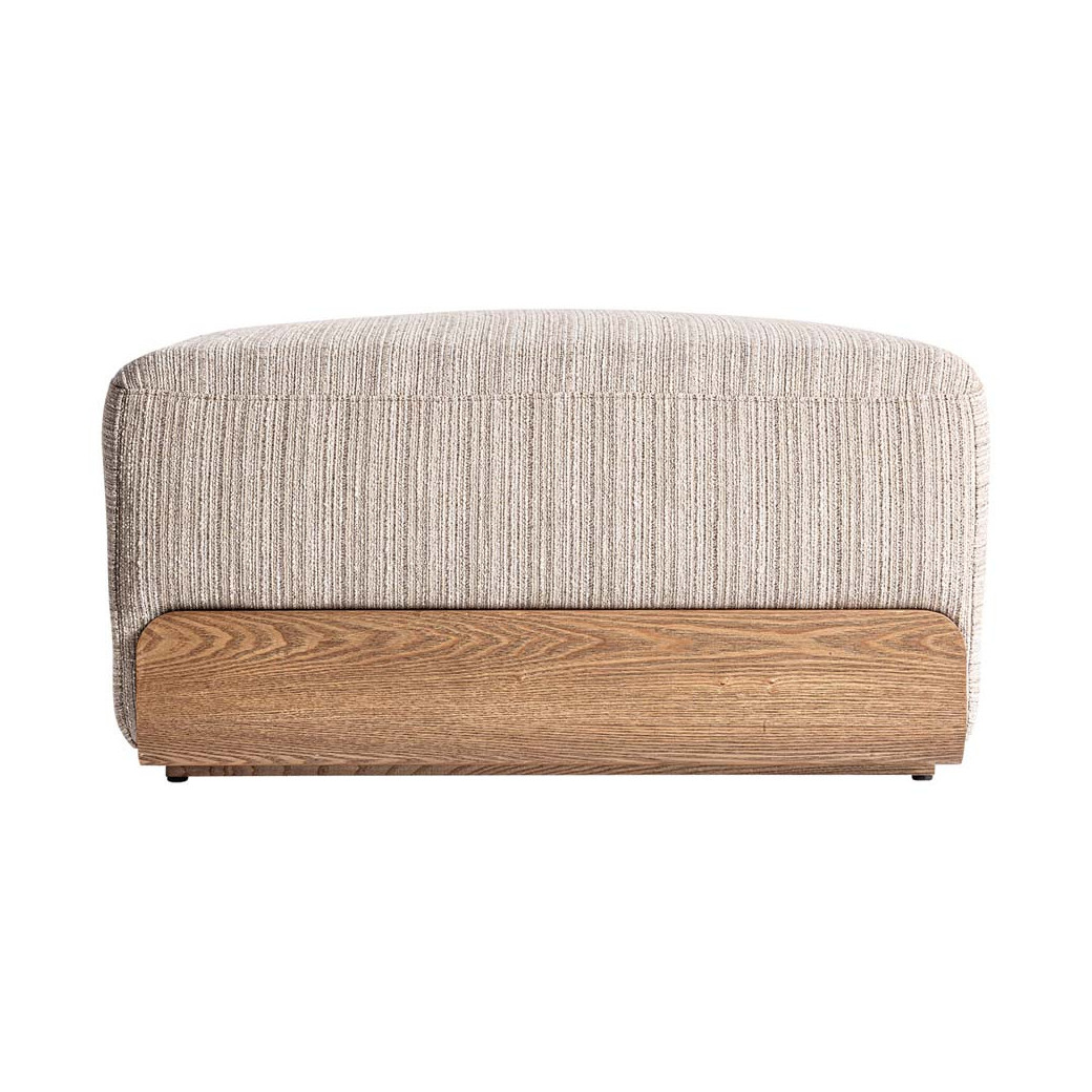 Repose-Pieds Kocs Crème en Bois De Pin 82cm 33003 Vical Home