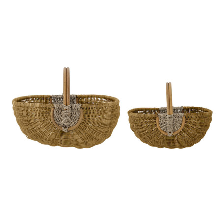 Panier Vibber Nature Rotin x2 Bloomingville 82056683