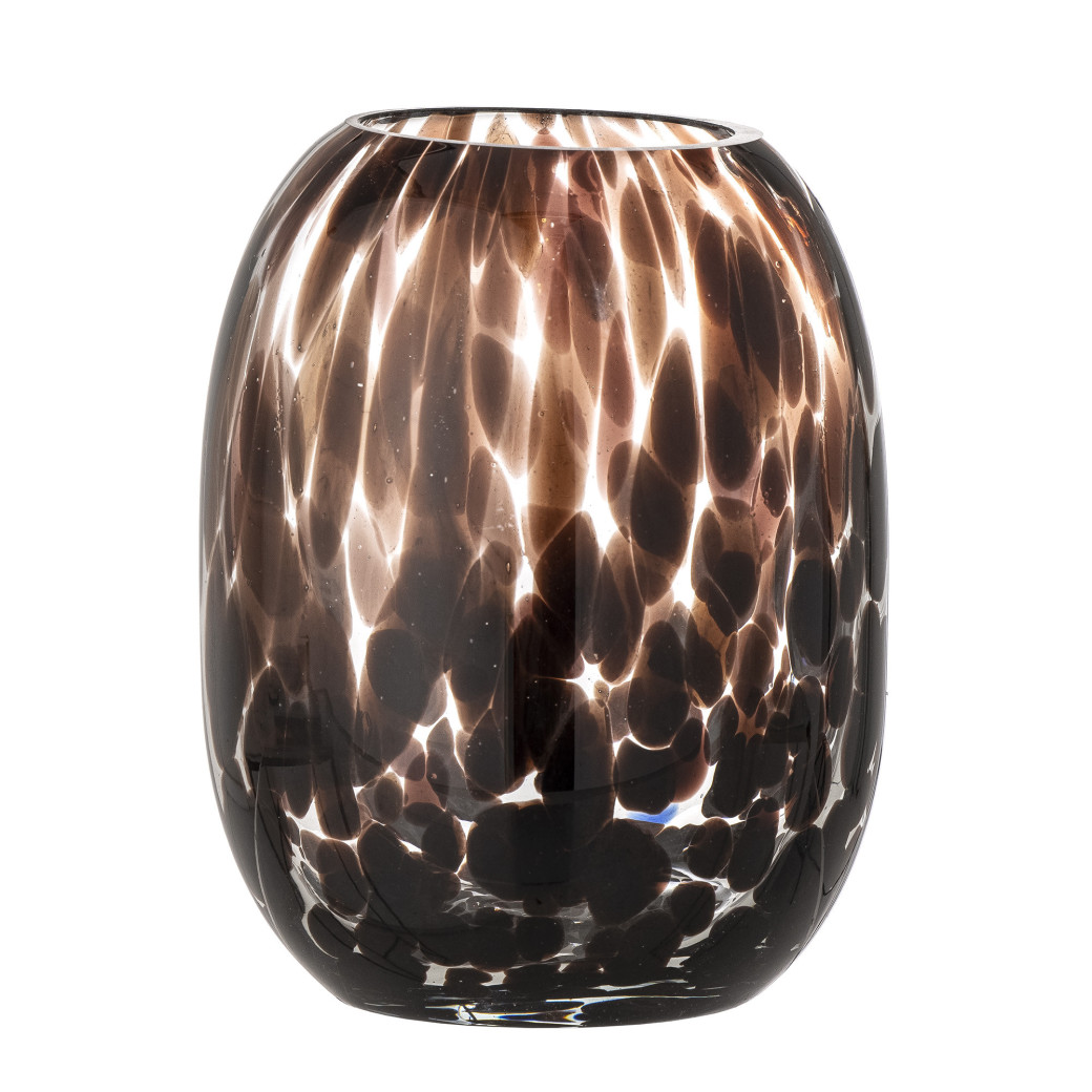 Vase Crister Marron Verre Bloomingville 82056999