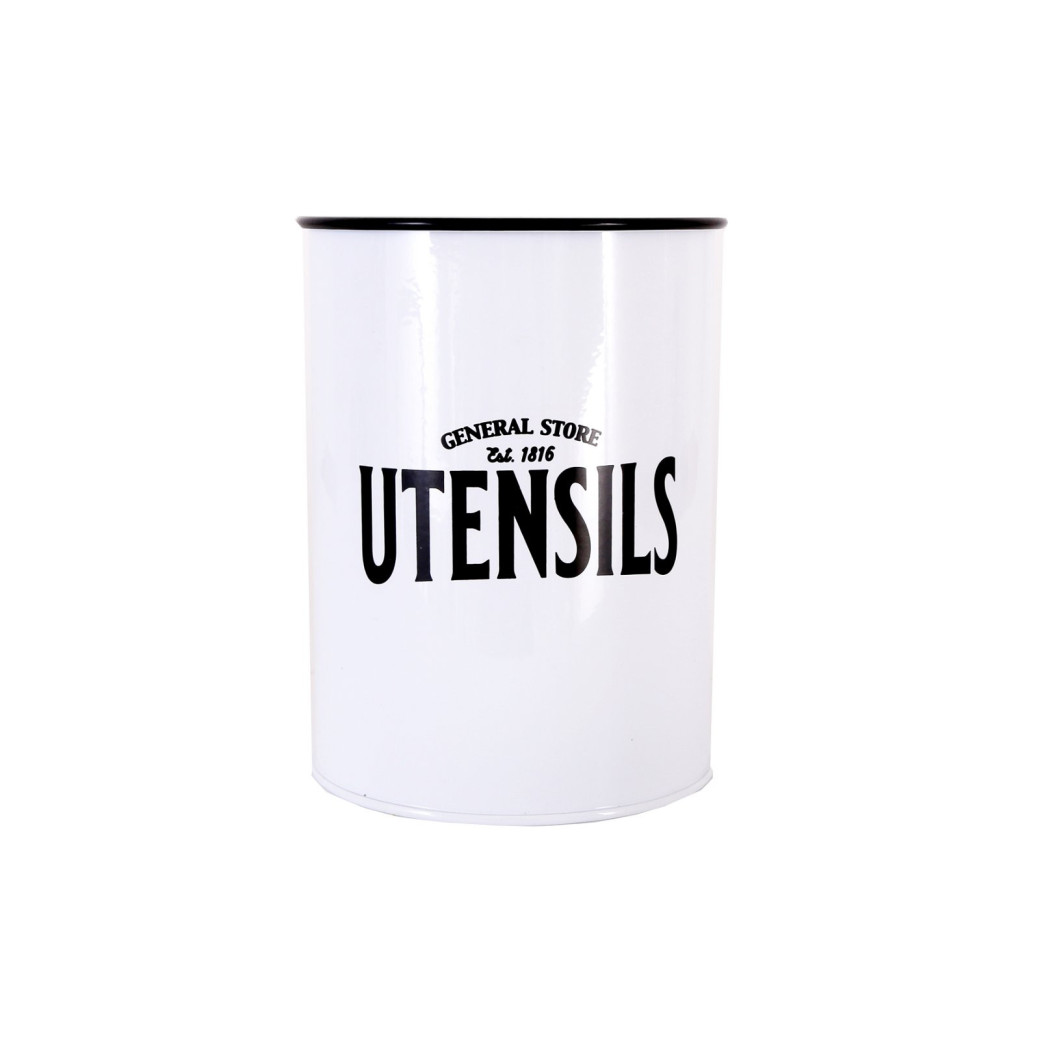 Porte-ustensiles rond en métal General Store 17x12.5 cm S-GS0168 Plante ...