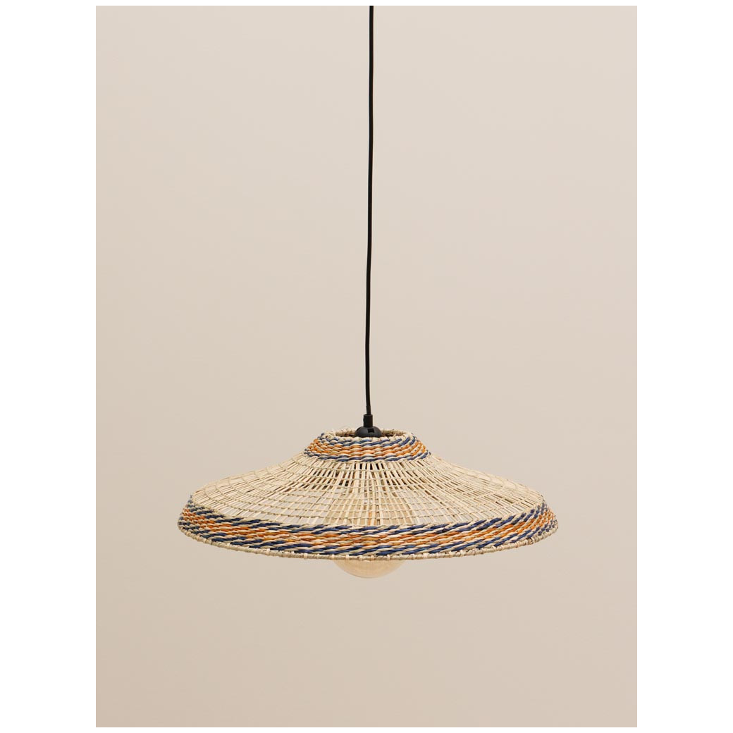 Suspension Samoa bord bleu et jaune Chehoma 38889