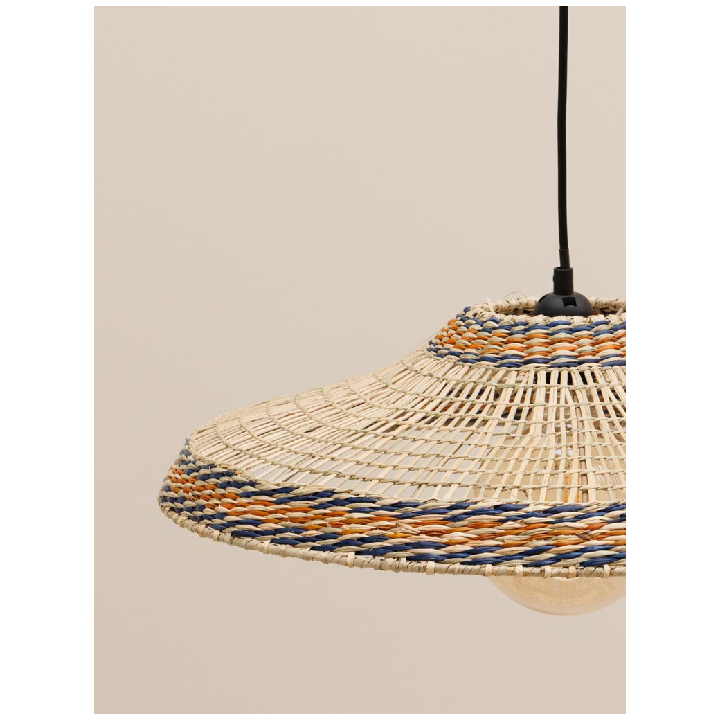 Suspension Samoa bord bleu et jaune Chehoma 38889