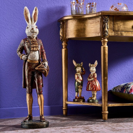 Figurine Lapin le Grand Baroque Pâques Werner Voss 52996