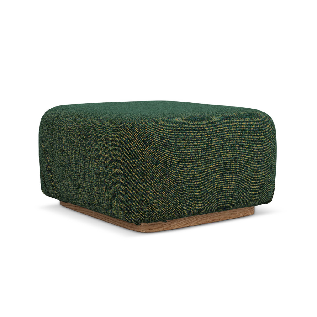 Pouf Ailani Tissu Green Makamii AILANI_POUF_22_W1_C12