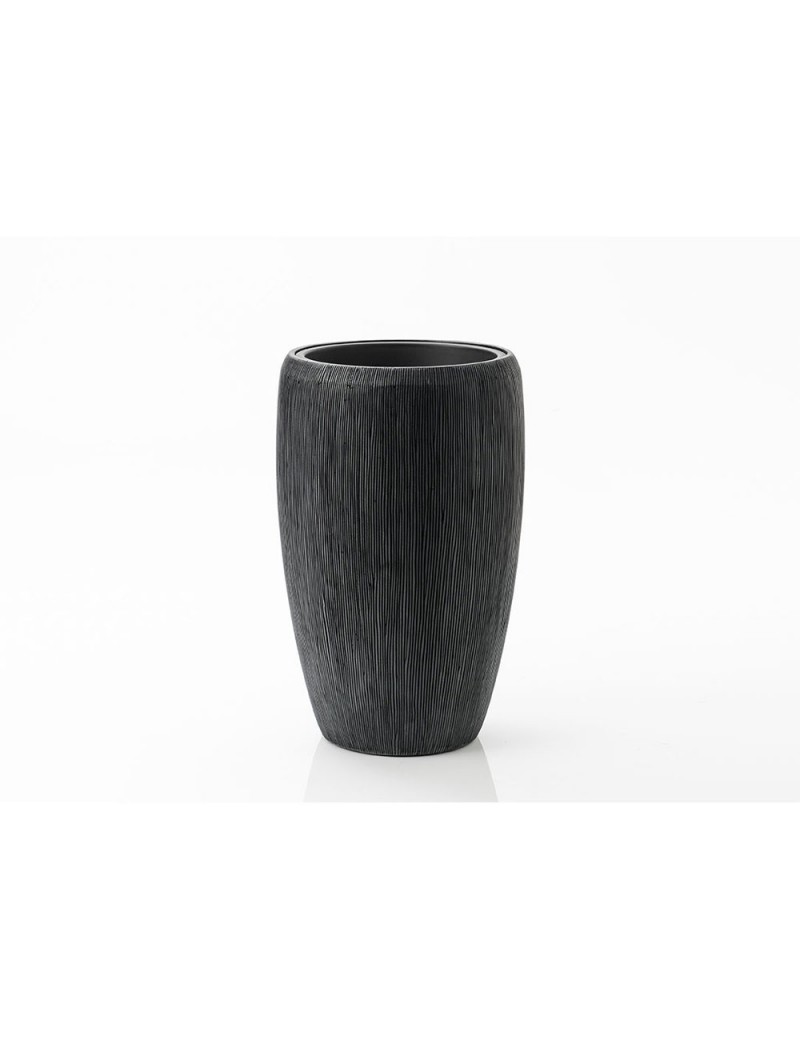 Cache-pot Floride H68 D40 Gris F Amadeus Cades Design
