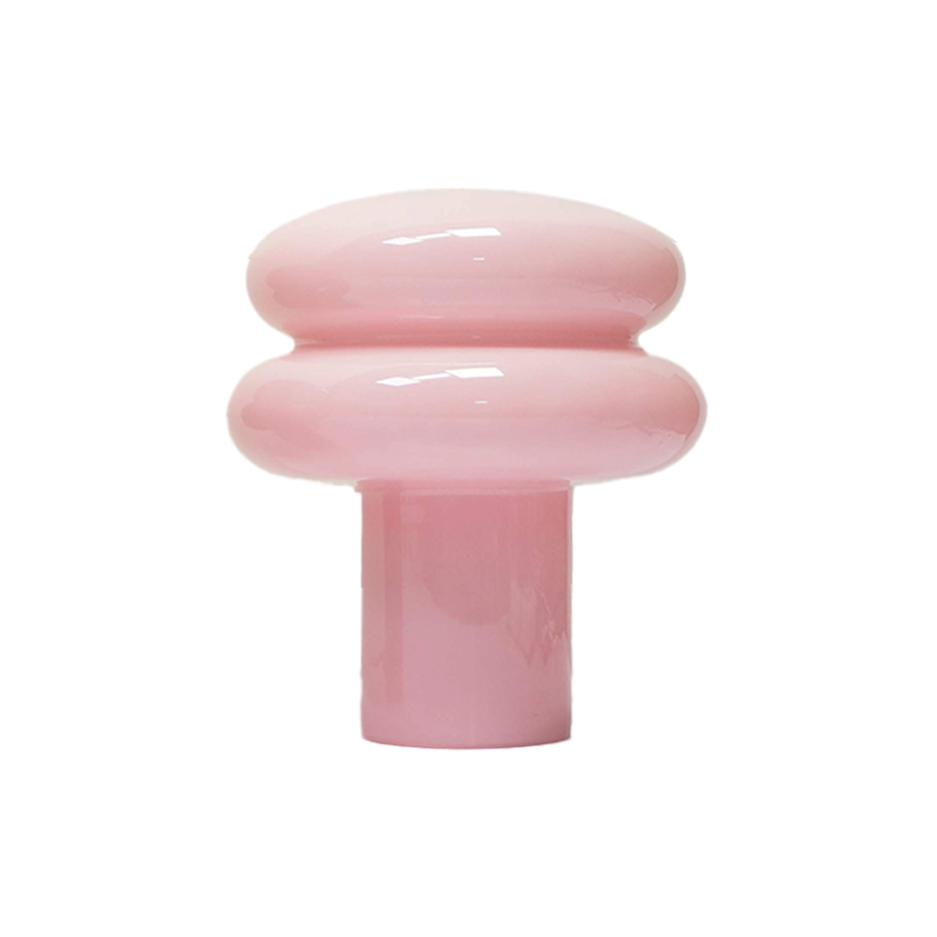 Lampe Poppo rose D20 H24cm Opjet 18210