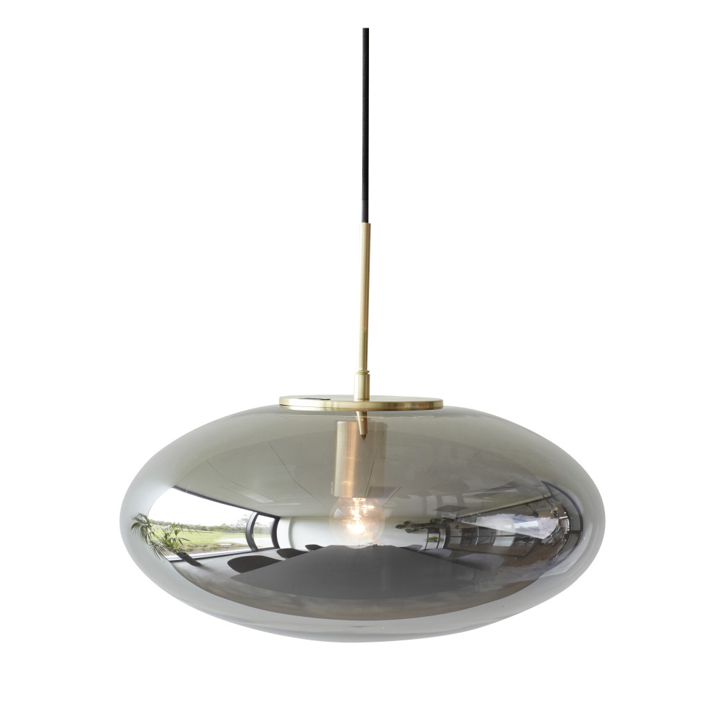 Suspension Ellipse Gris Reflect Hubsch 961925